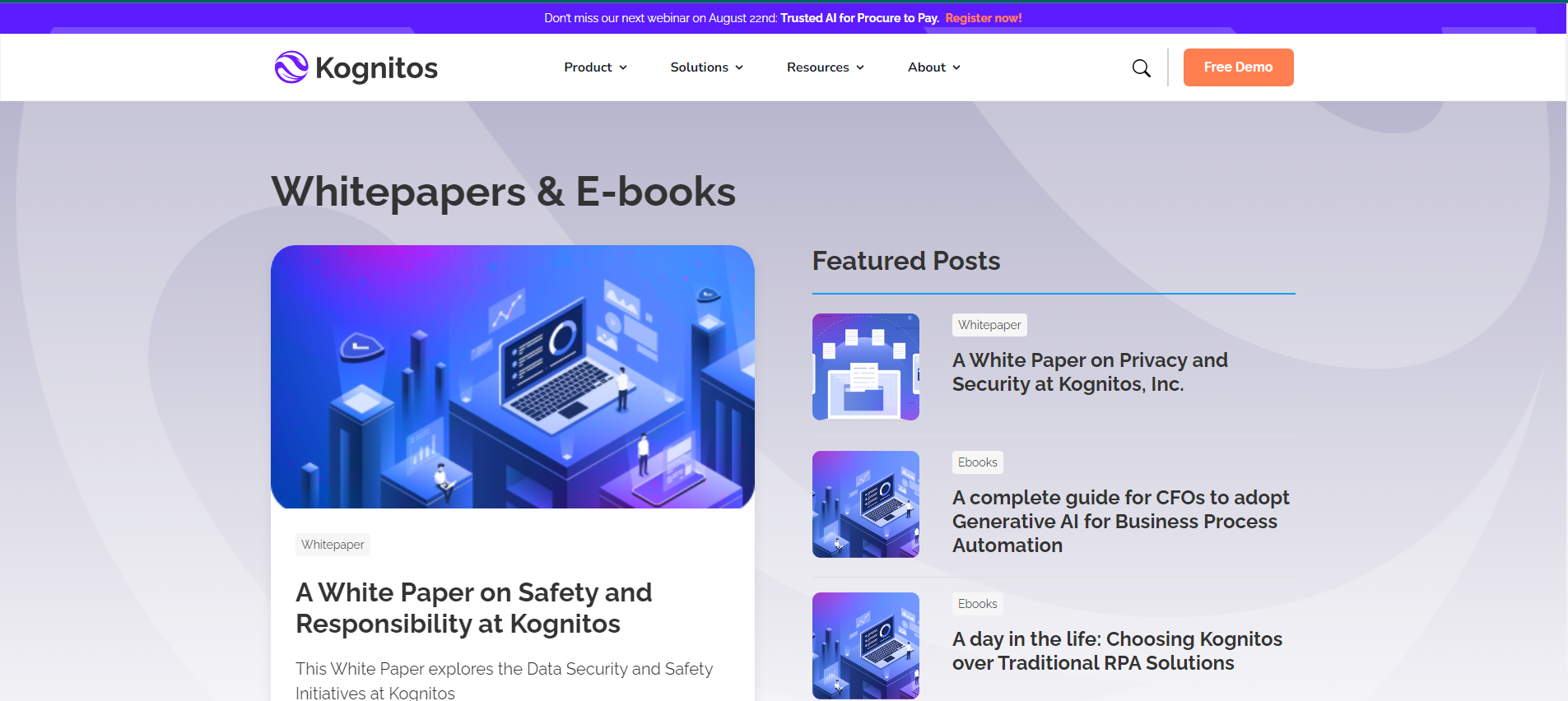 Whitepapers & eBooks on Business Automation with AI by Kognitos
